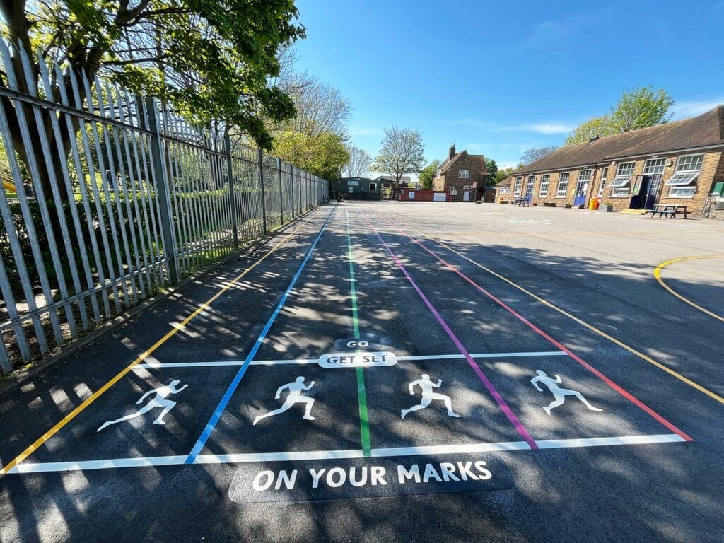 Stella Maris Primary School Case Study - Playground Markings